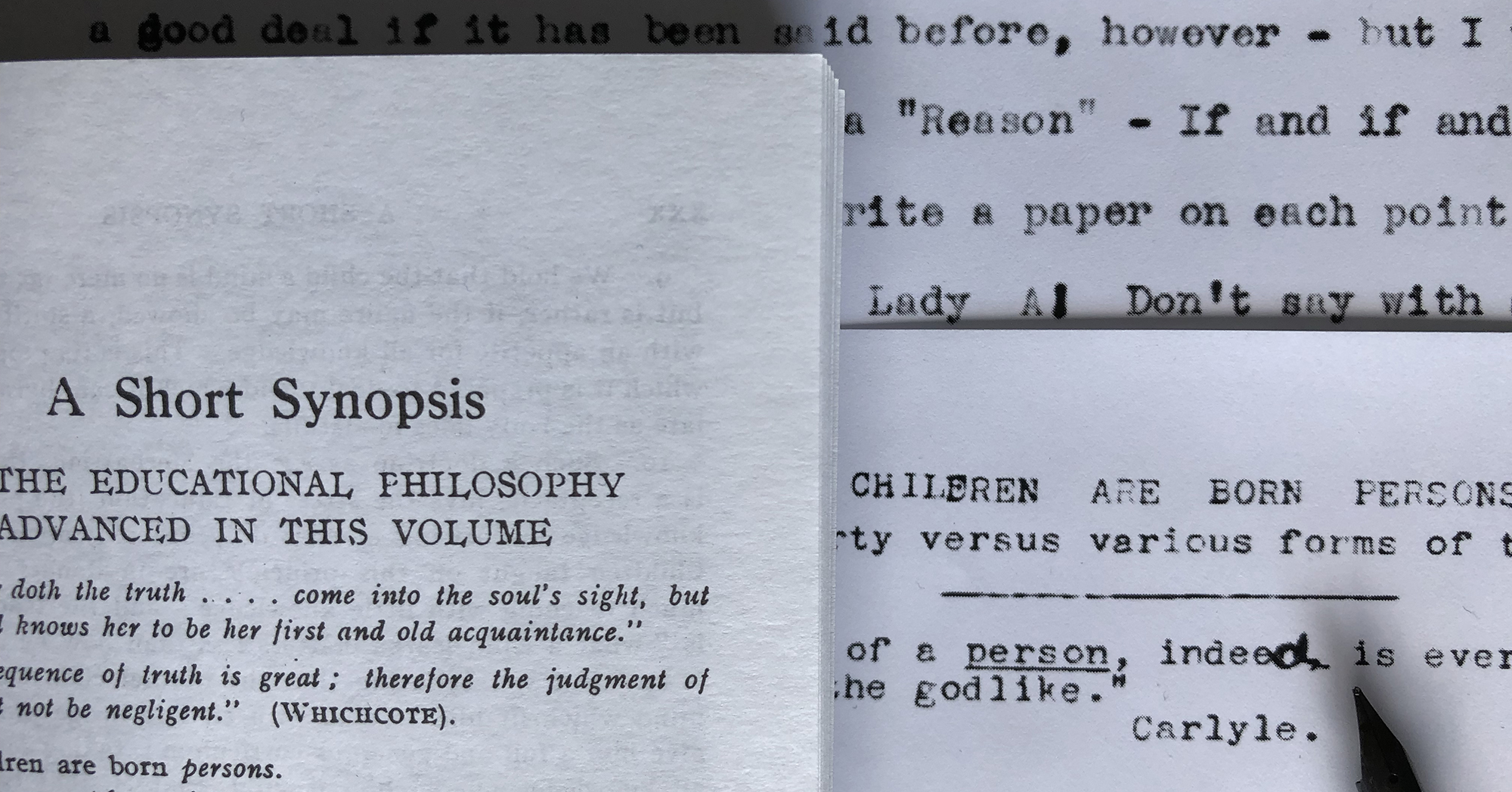 Le premier principe de Charlotte Mason